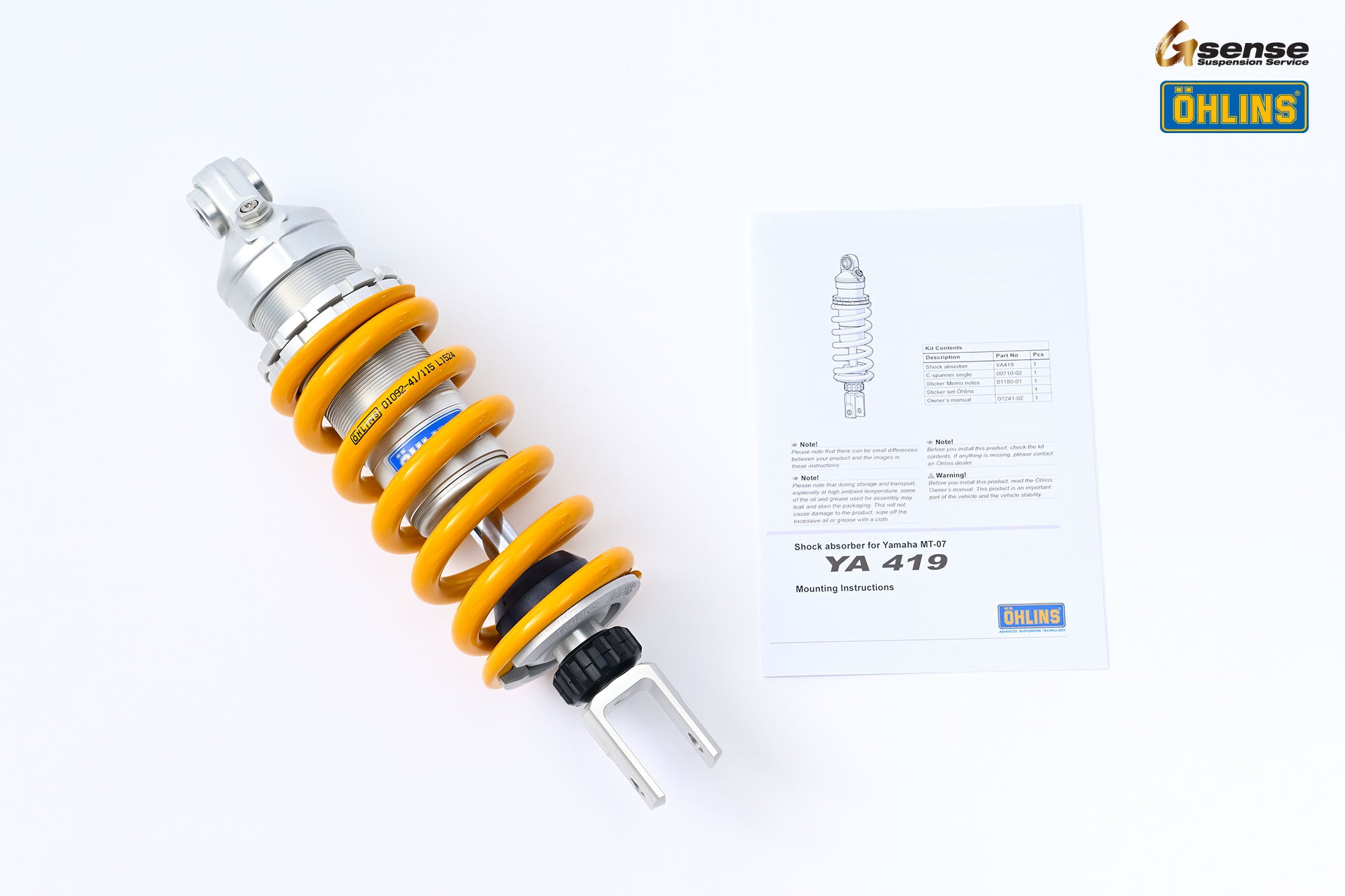 OHLINS YA419 S46DR1 – OHLINS日本国内正規代理店 G sense Web store